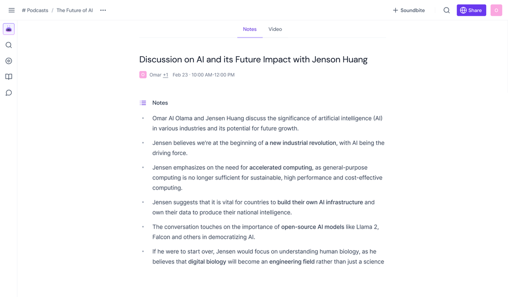 Interview: Nvidia CEO Jensen Huang with UAE Minister [Summary+Transcript]