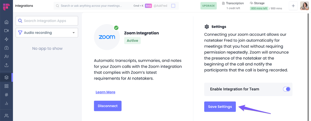 Step-by-step Guide to Set Up Fireflies-Zoom Integration