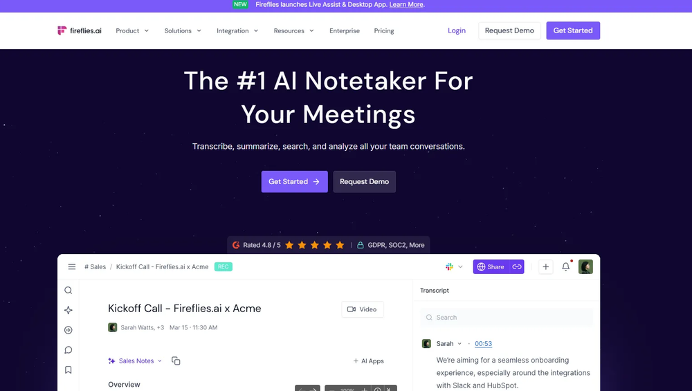 9 Best AI Note Takers for Videos | Fireflies.ai