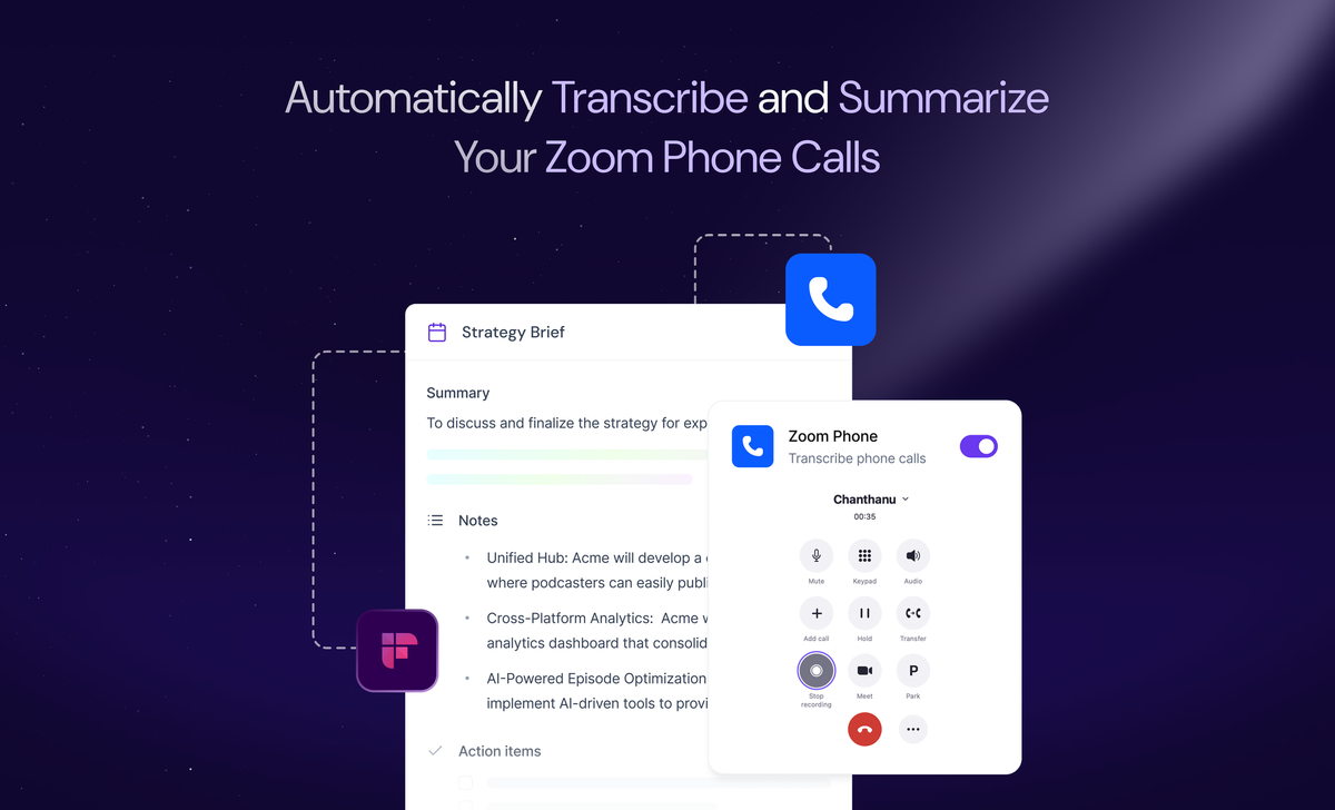 Automate Meeting Notes for Zoom Phone Calls with Fireflies' Latest ...