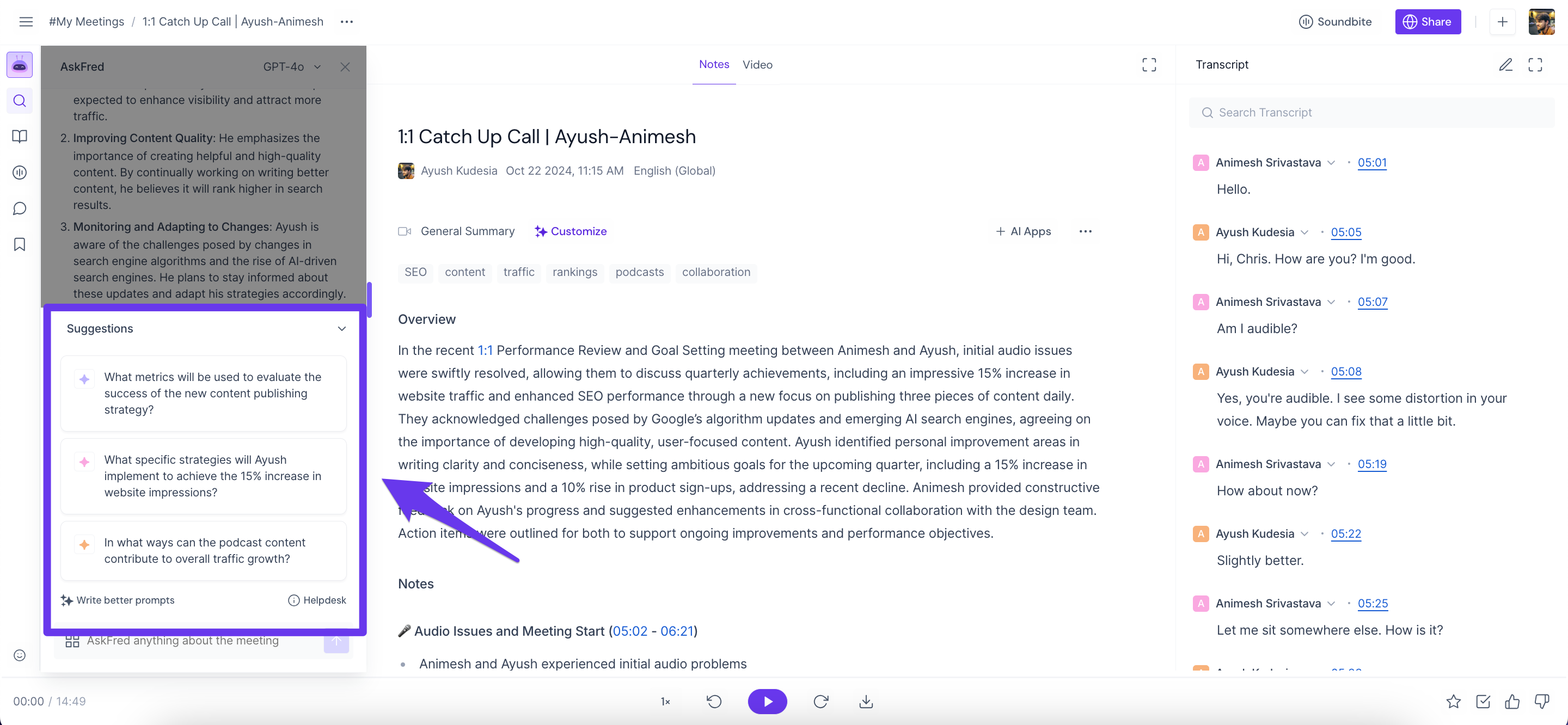 Fireflies Launches AskFred: ChatGPT For Meetings