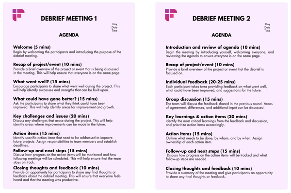 How to Run an Effective Debrief Meeting in 11 Steps