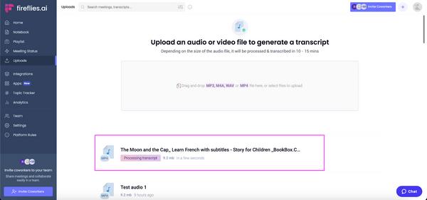 Transcribe French Audio to Text for Free