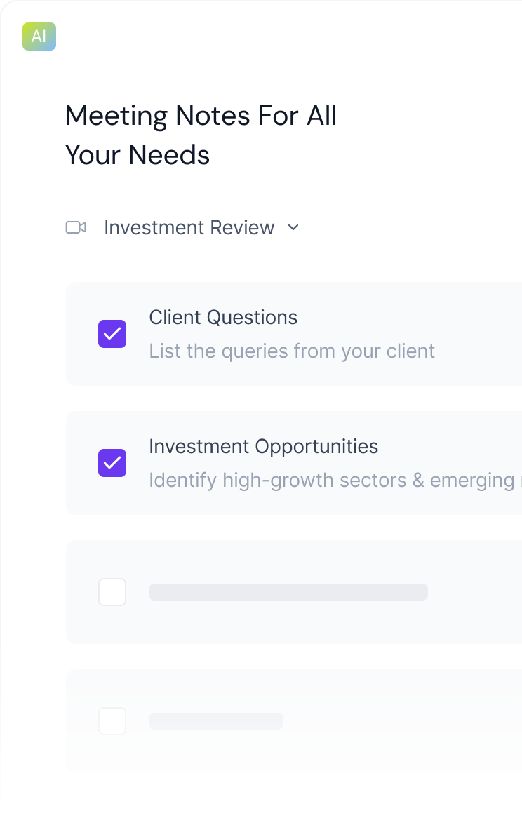 Fireflies.ai Finance Solutions - AI Notetaker