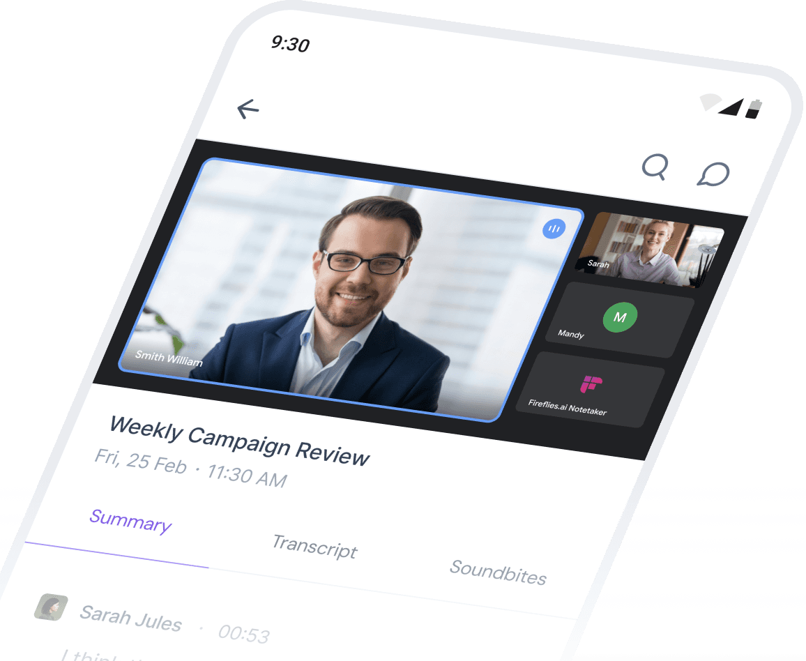 Fireflies Mobile App