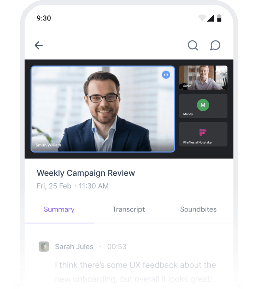 Fireflies Mobile App