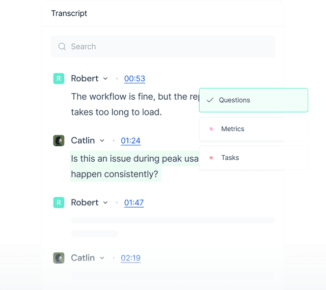 Fireflies.ai Product and User Research Solutions - AI Notetaker