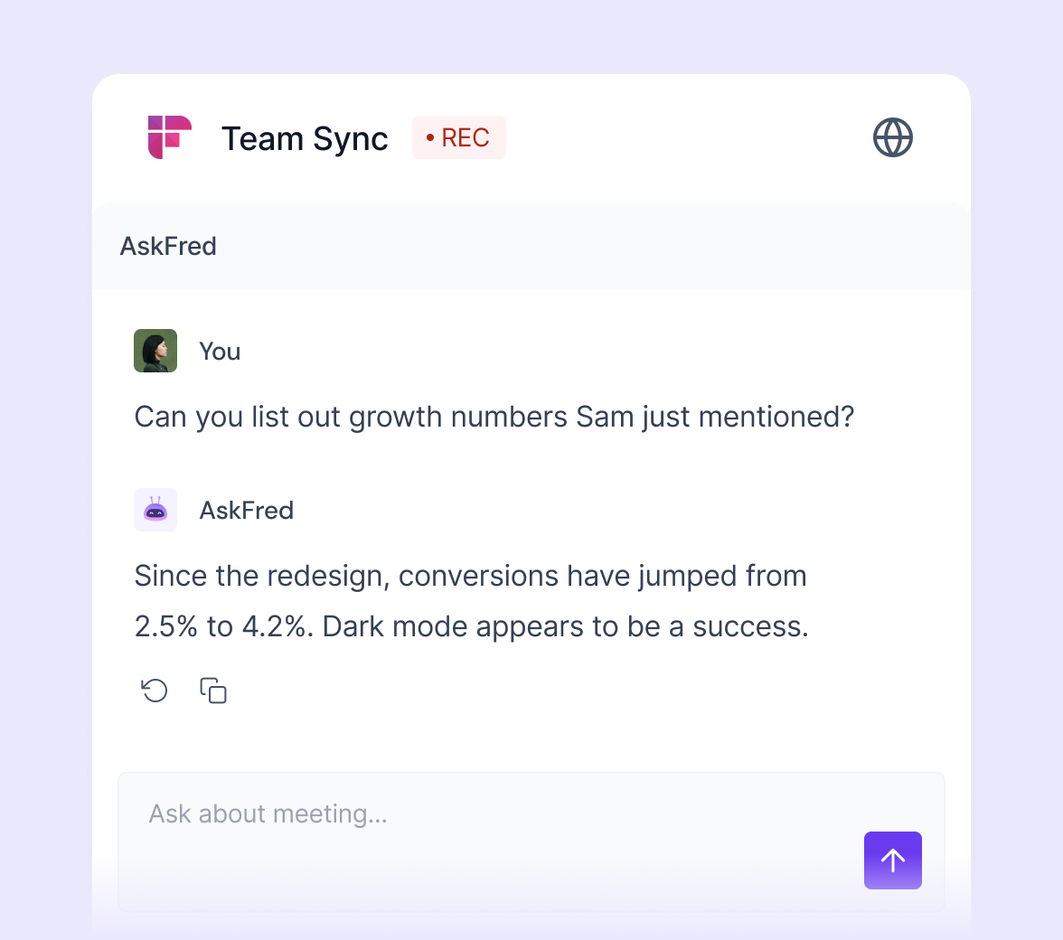 Real-Time Meeting Notes, Action Items & Transcripts | Fireflies.ai